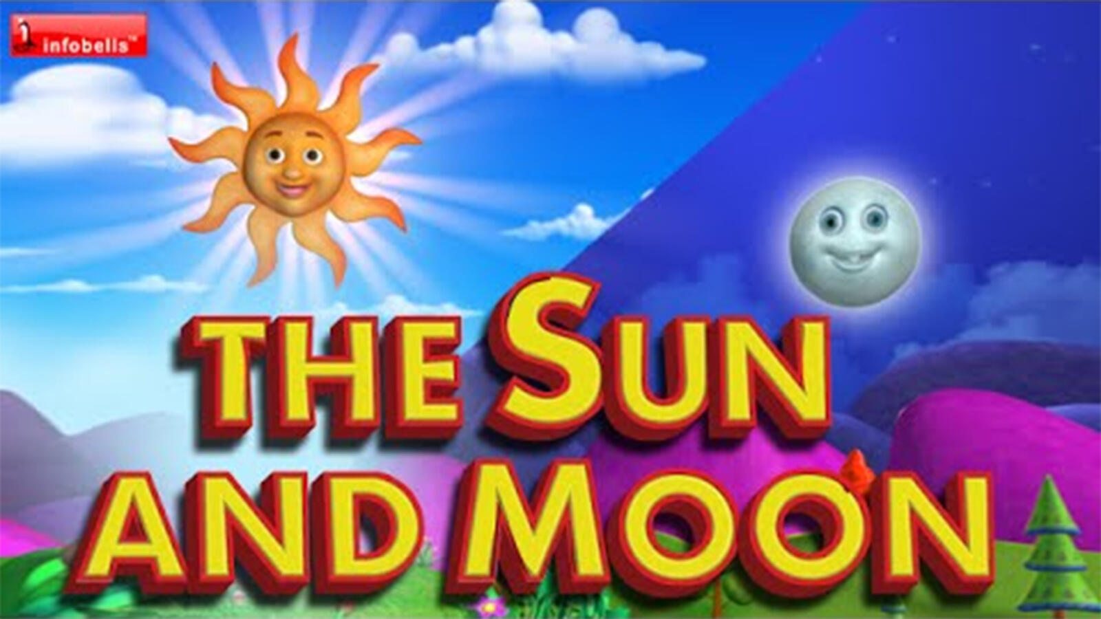 English Nursery Rhymes: Kids Video Song in English 'The Sun And The Moon'