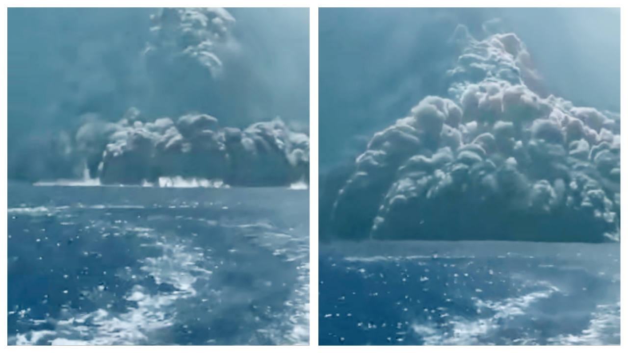 Watch volcanic eruption of Italy’s Mount Stromboli