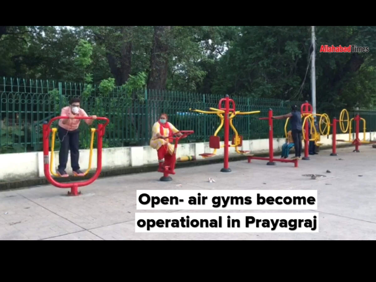 Open- air gyms become operational in Prayagraj