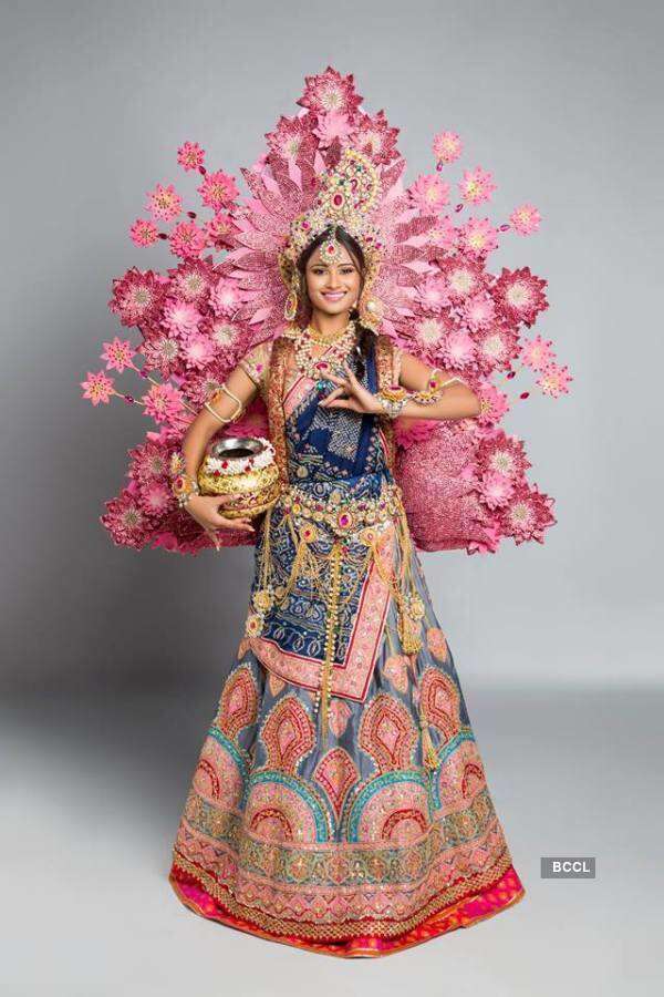 Take a peek at the exquisite costumes depicting India at Miss Universe