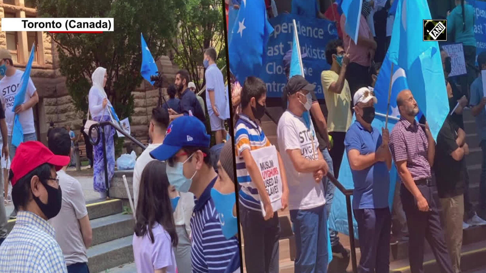 Canada: Uyghur Muslims launch two-week long walking protest against China