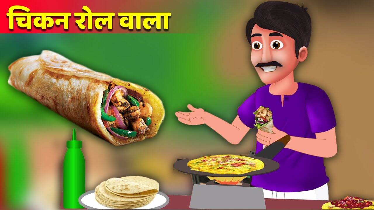 Most Popular Kids Shows In Hindi - Chicken Roll Wala | Videos For Kids ...