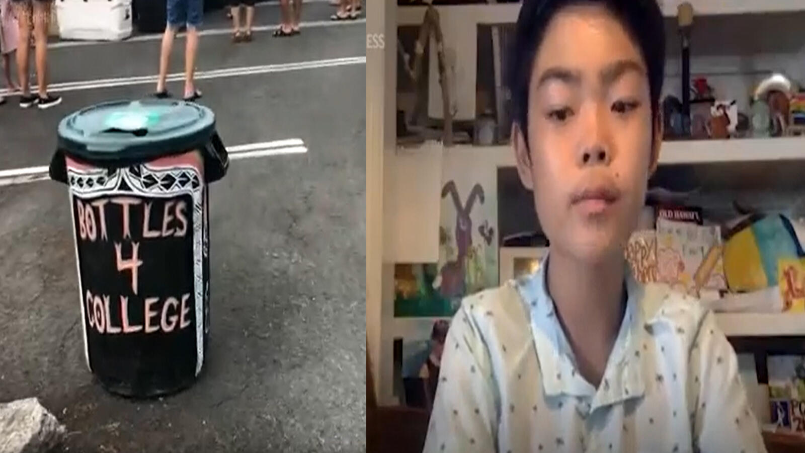 Teen recycles to help students pay for college