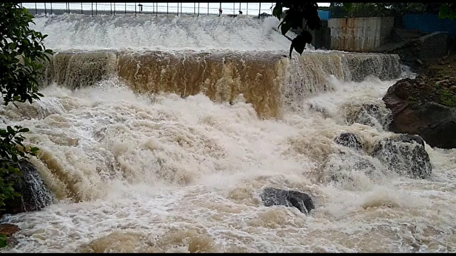 Mumbai: Tulsi Lake overflows due to heavy rains