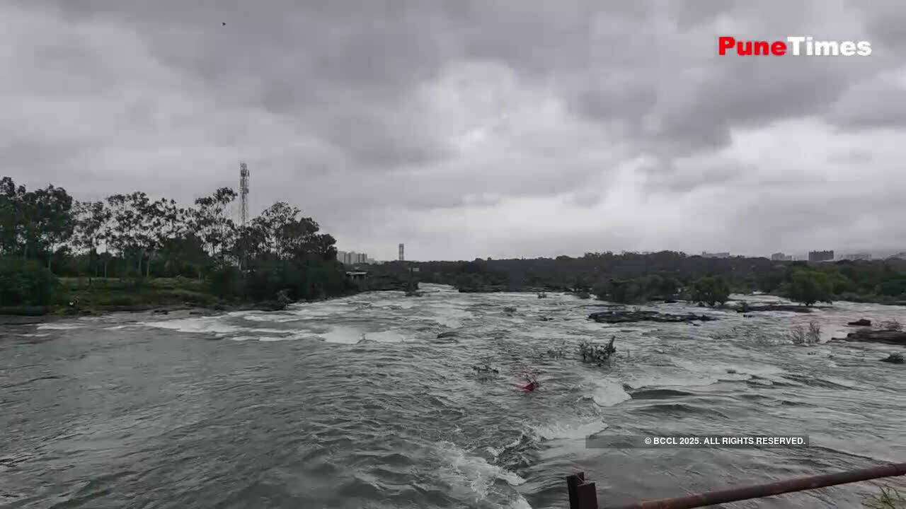 Due to continuous rains in the city, water was released from Khadakwasla dam