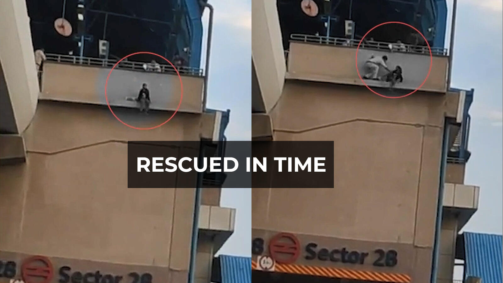Viral Video: Watch: Cop rescues girl trying to commit suicide at ...
