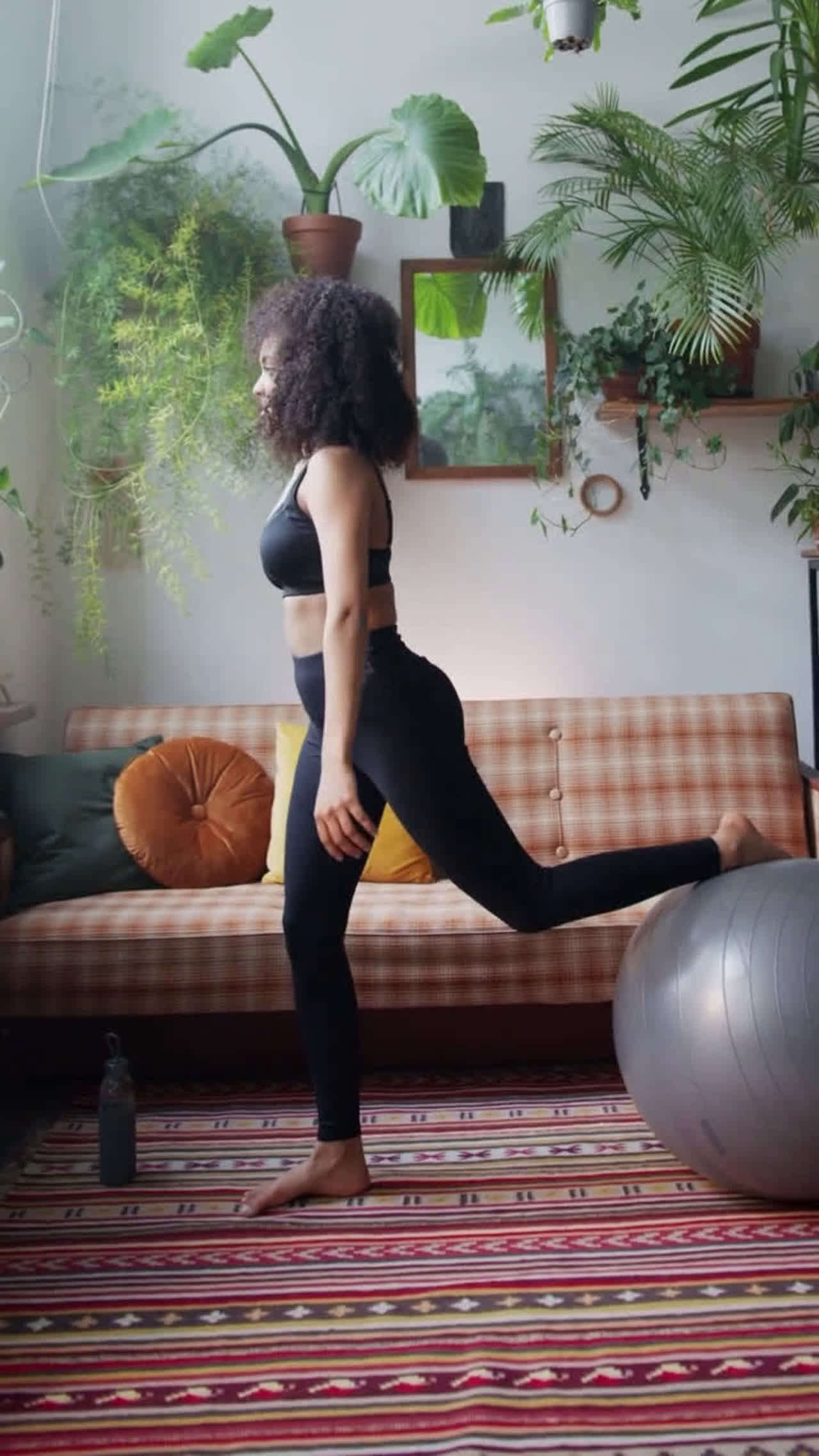 Being distracted during a workout