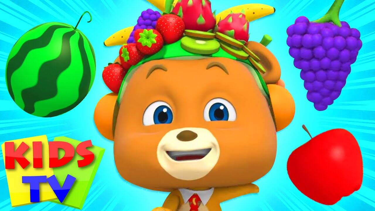 English Kids Poem: Nursery Song in English 'Yes Yes Fruits'