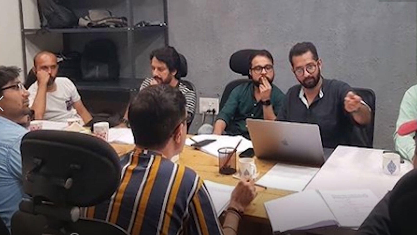 Viral Shah and his team take a dance break during the making of their next