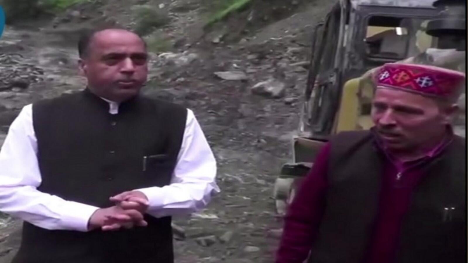 CM Jairam Thakur conducts aerial survey of flood-affected region of Lahaul-Spiti