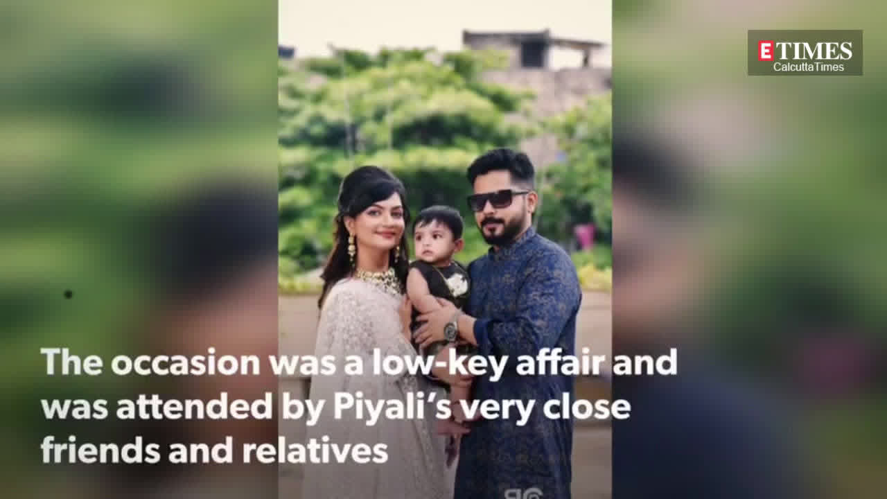 Glimpses from actress Piyali Mukherjee's son's rice ceremony