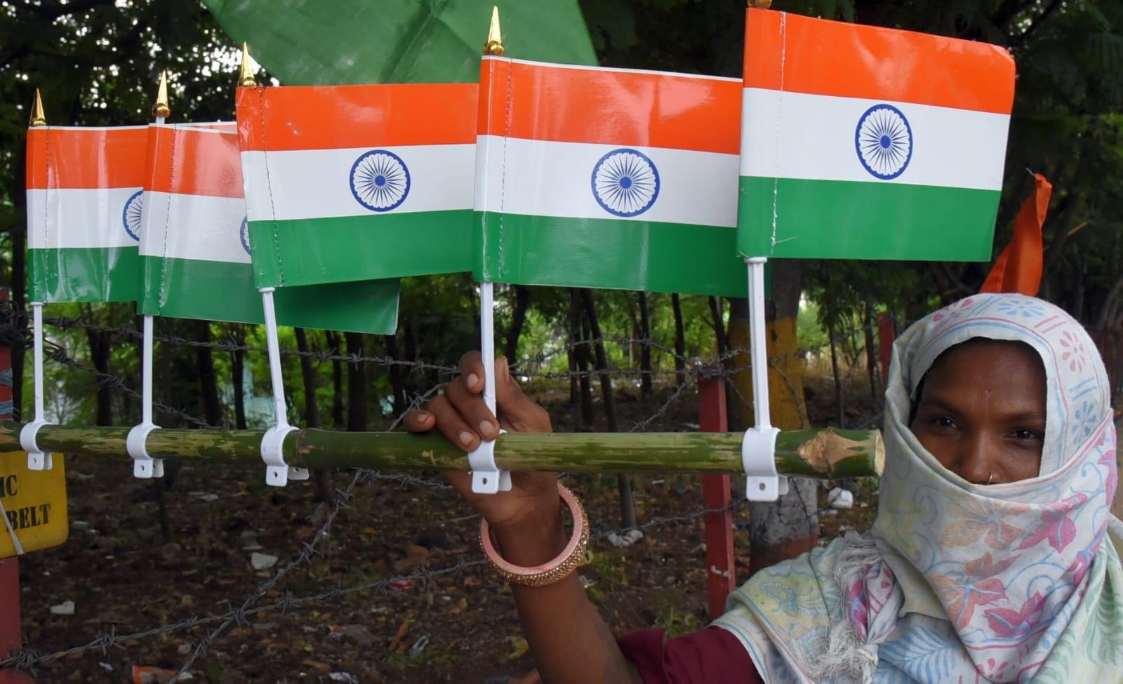 Vizag: Demand for flags dips ahead of Independence day