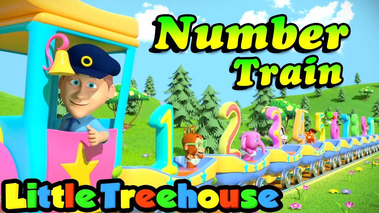 Watch Popular Kids English Nursery Song 'Number Train | Learn to Count ...