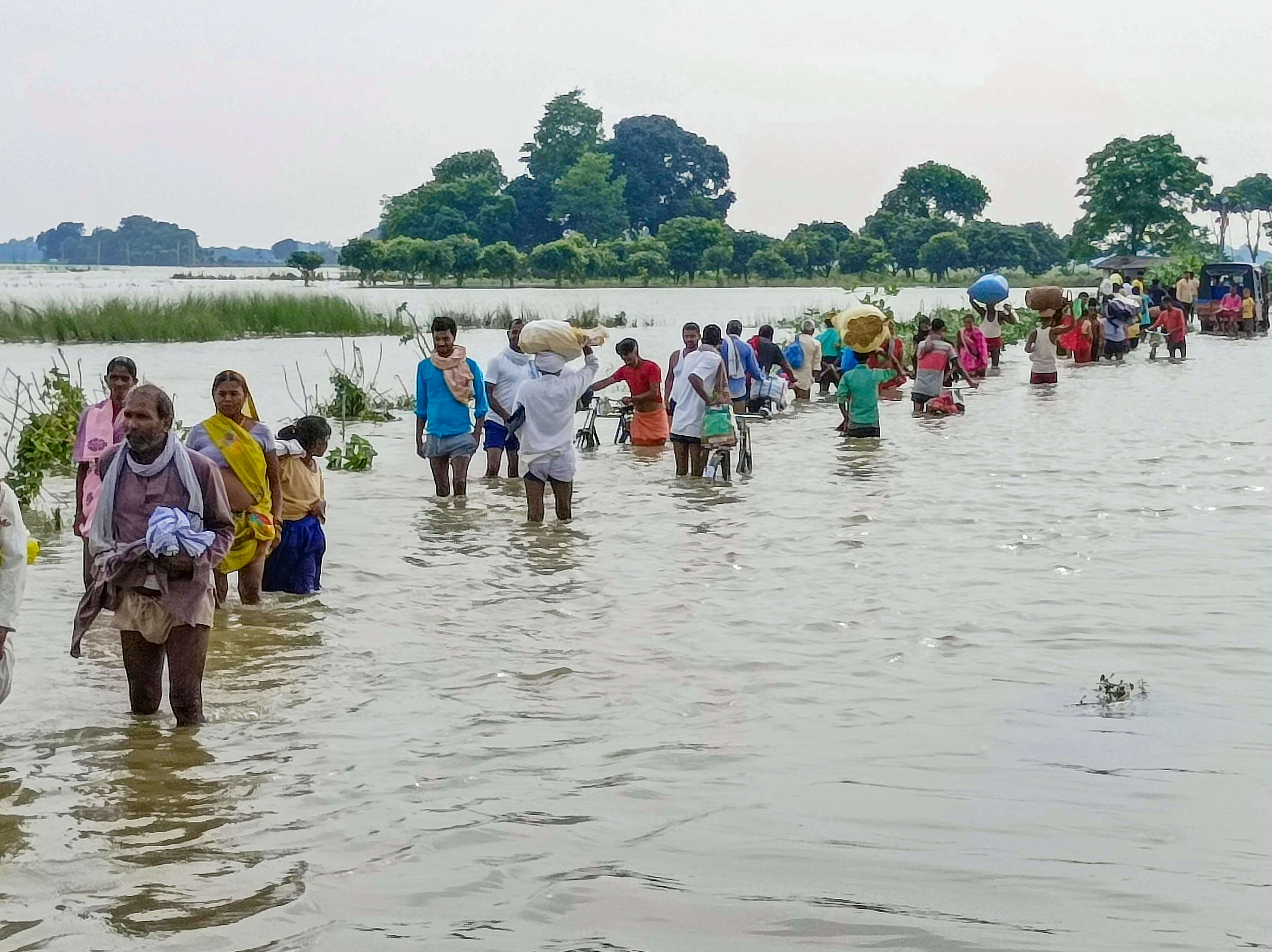 In pics: Flooded Ganga wreaks havoc, disrupts life in Bihar