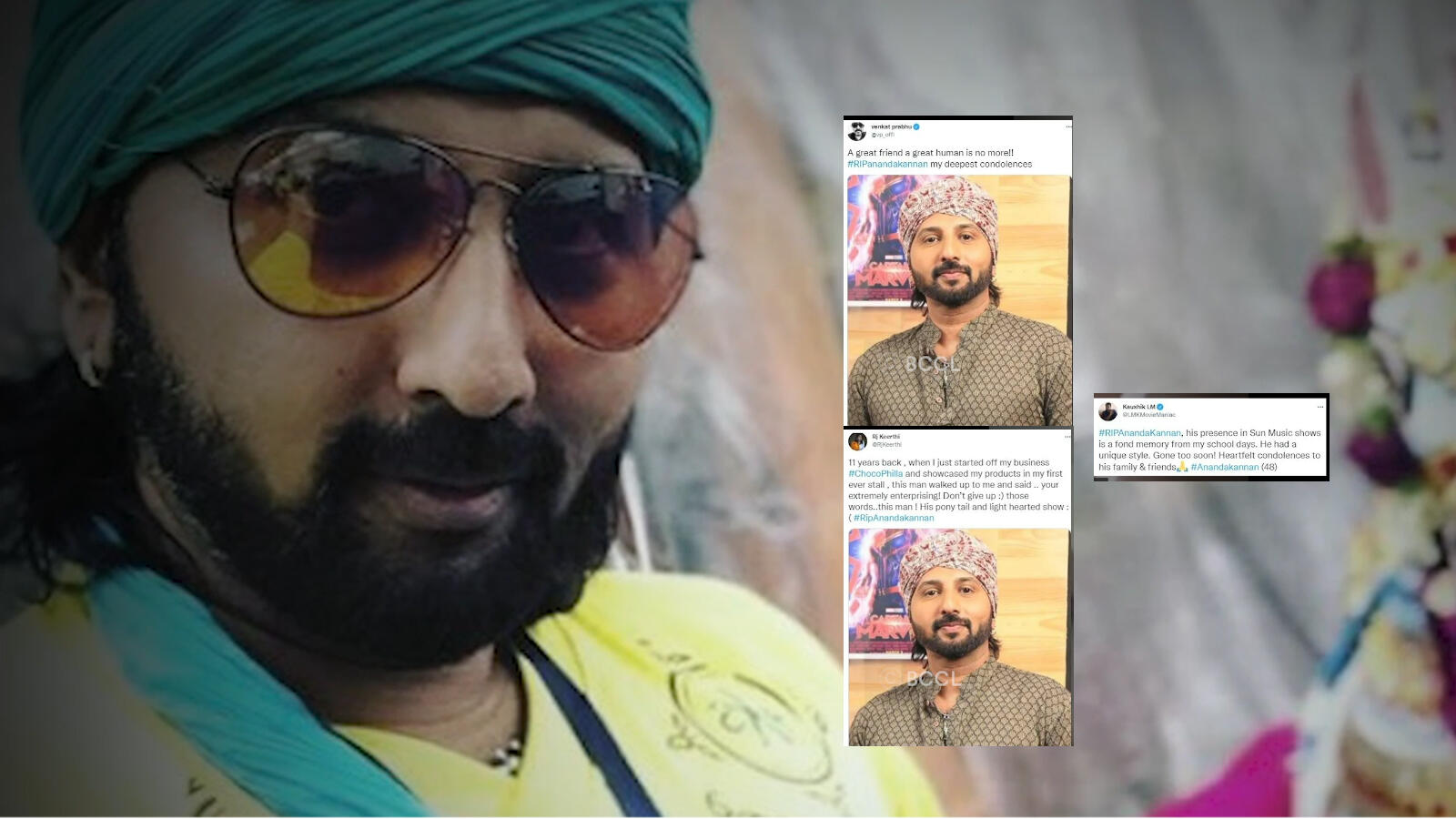 Tragic! Popular VJ and Tamil actor Ananda Kannan passes away at 48 ...