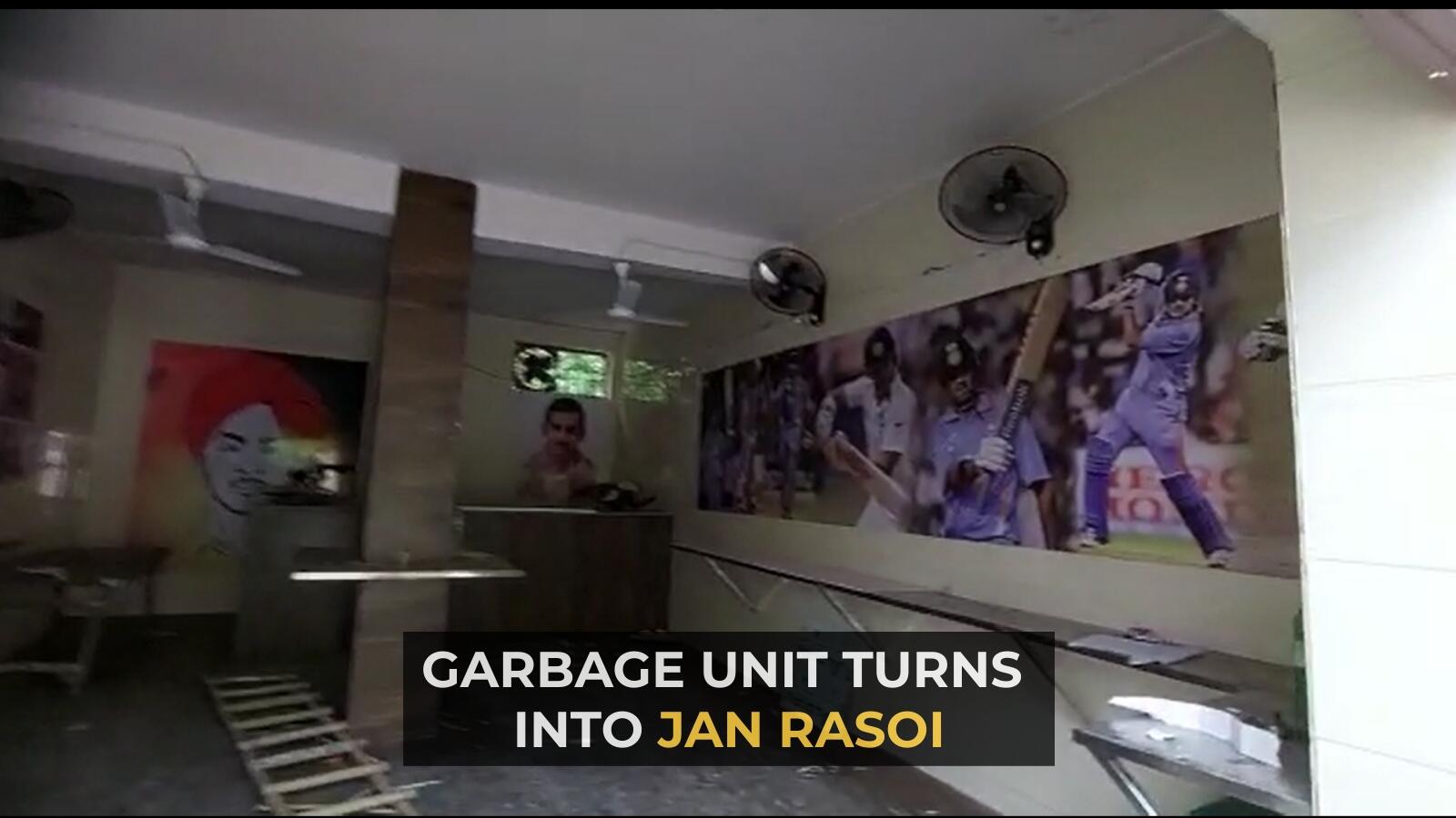 Unique concept: Garbage store unit turns into community kitchen in Delhi