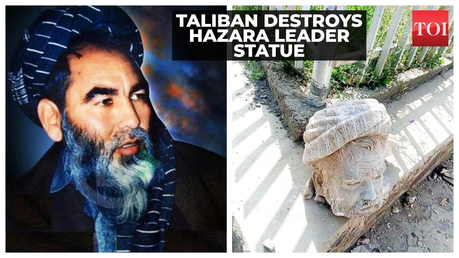 Afghanistan: Taliban allegedly blows up Hazara leader’s statue