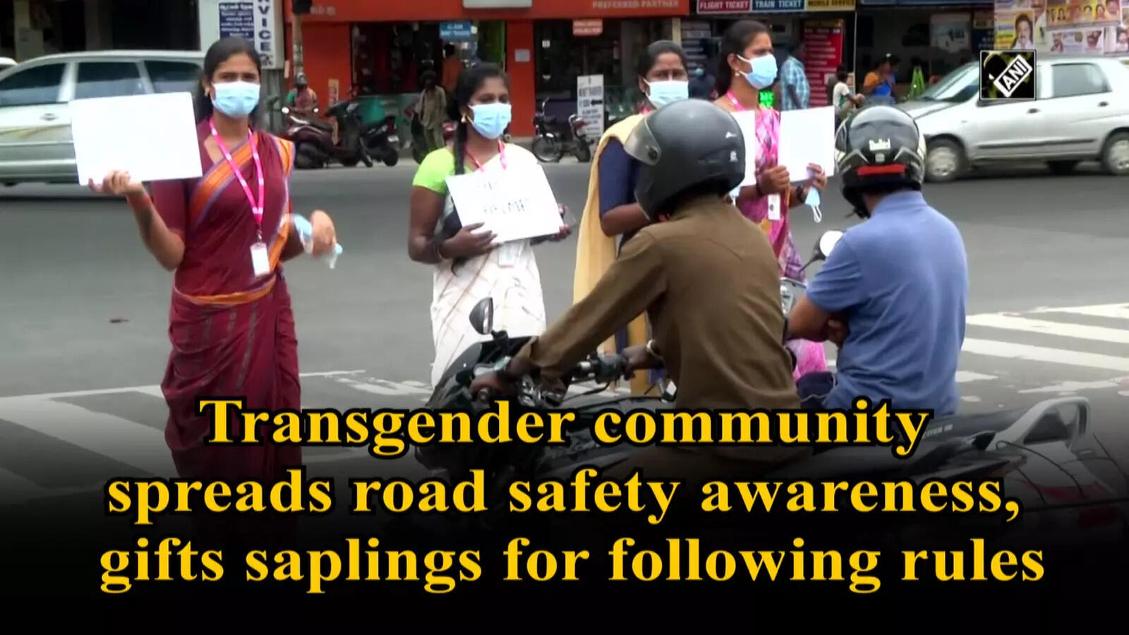 Transgender community spreads road safety awareness, gifts saplings for ...