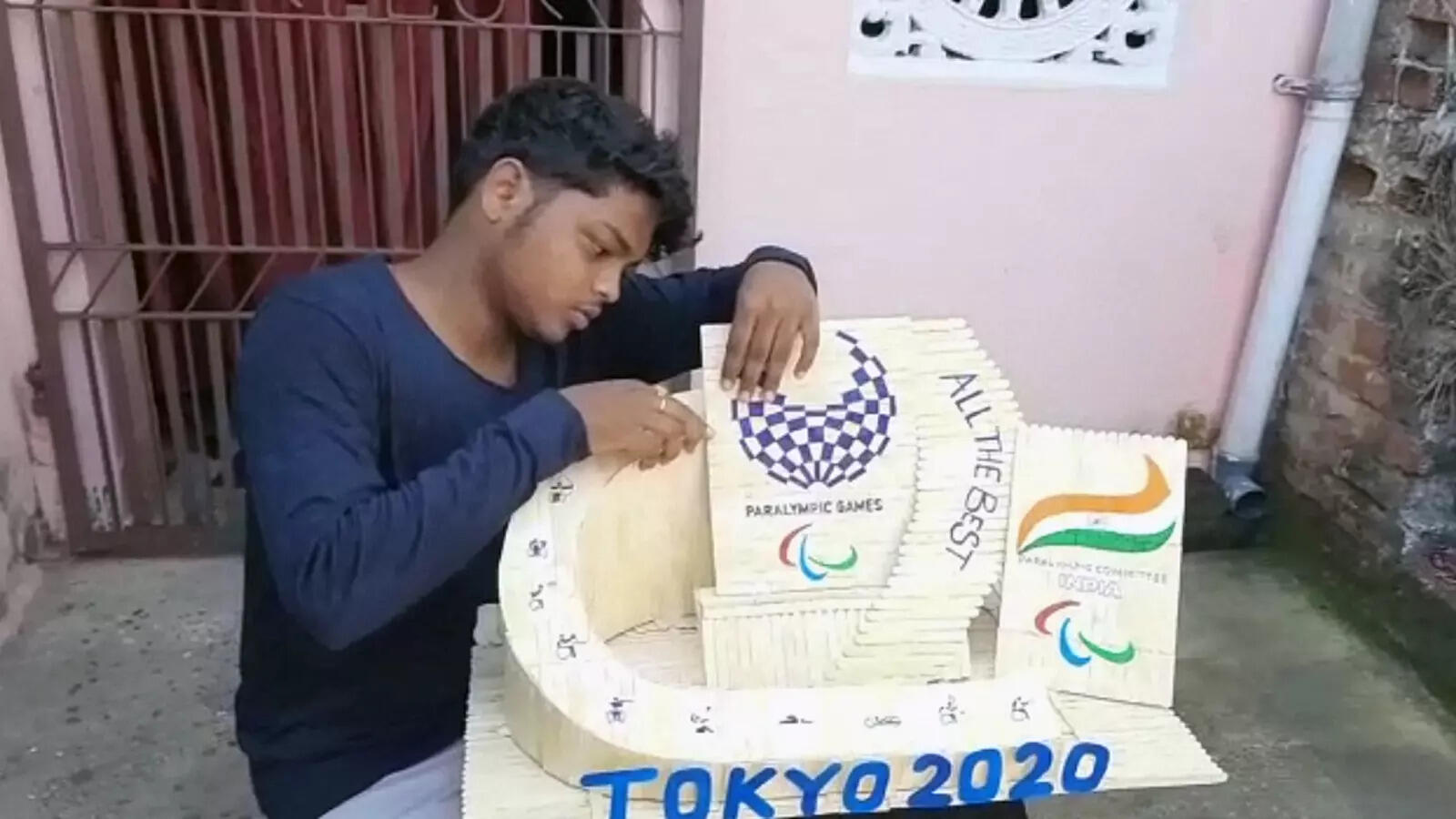 Tokyo Paralympics: Odisha student dedicates tiny craft to Indian contingent