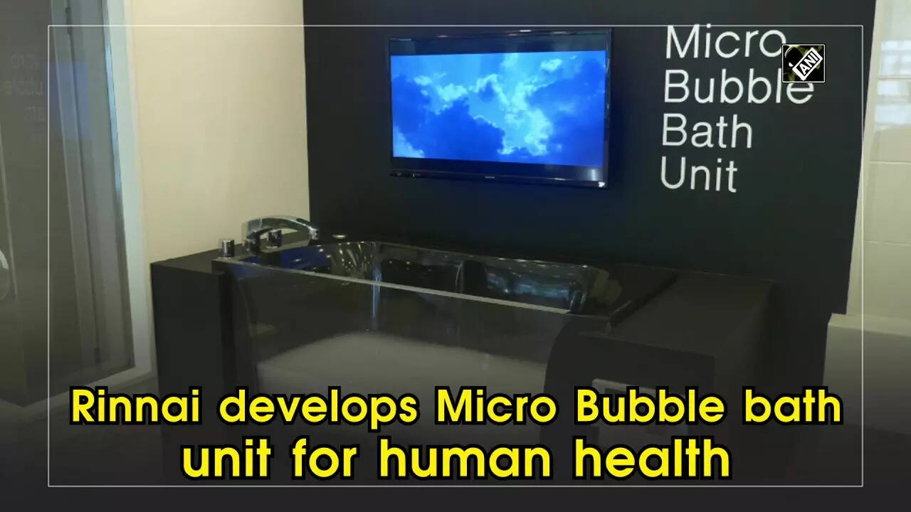 Rinnai develops Micro Bubble bath unit for human health