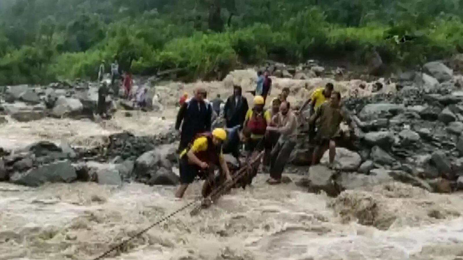 SDRF team rescues villagers in Uttarakhand’s Vikasnagar