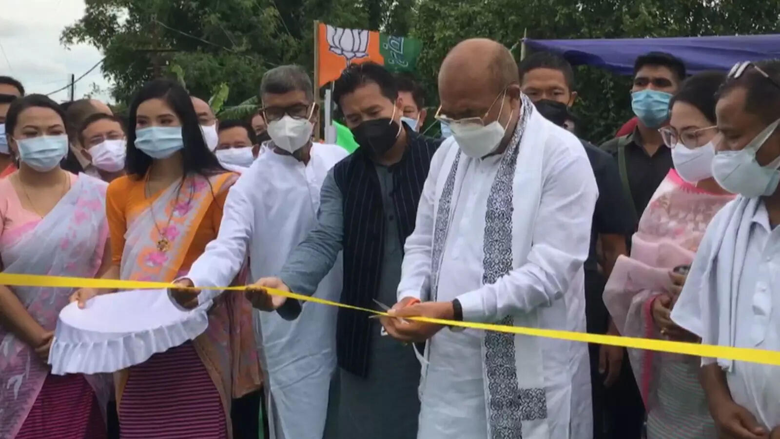 Manipur CM inaugurates two bridges under PMGSY scheme in Imphal East