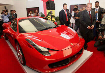 Ferrari zooms in in India
