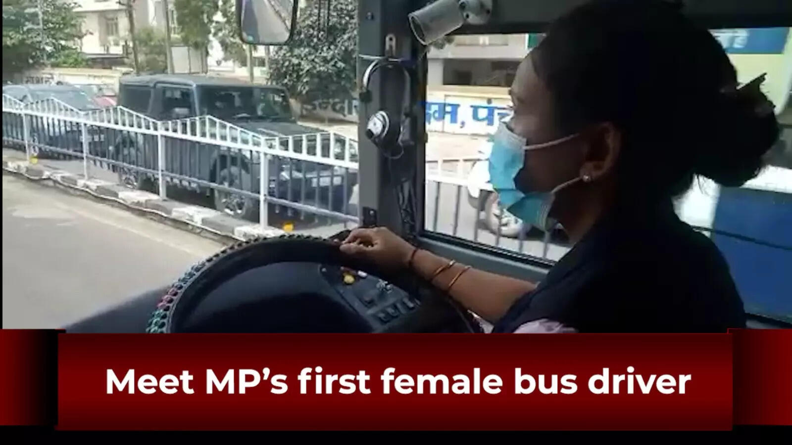 Watch: Madhya Pradesh welcomes first female bus driver