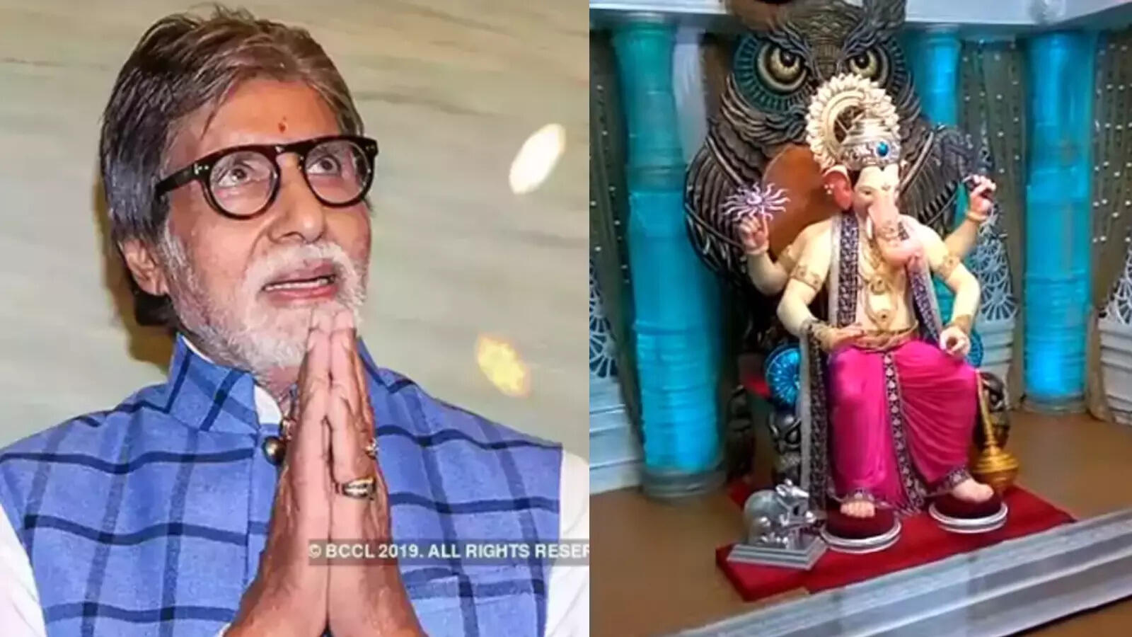 Amitabh Bachchan shares the first glimpse of Mumbai's famous Lalbaugcha ...