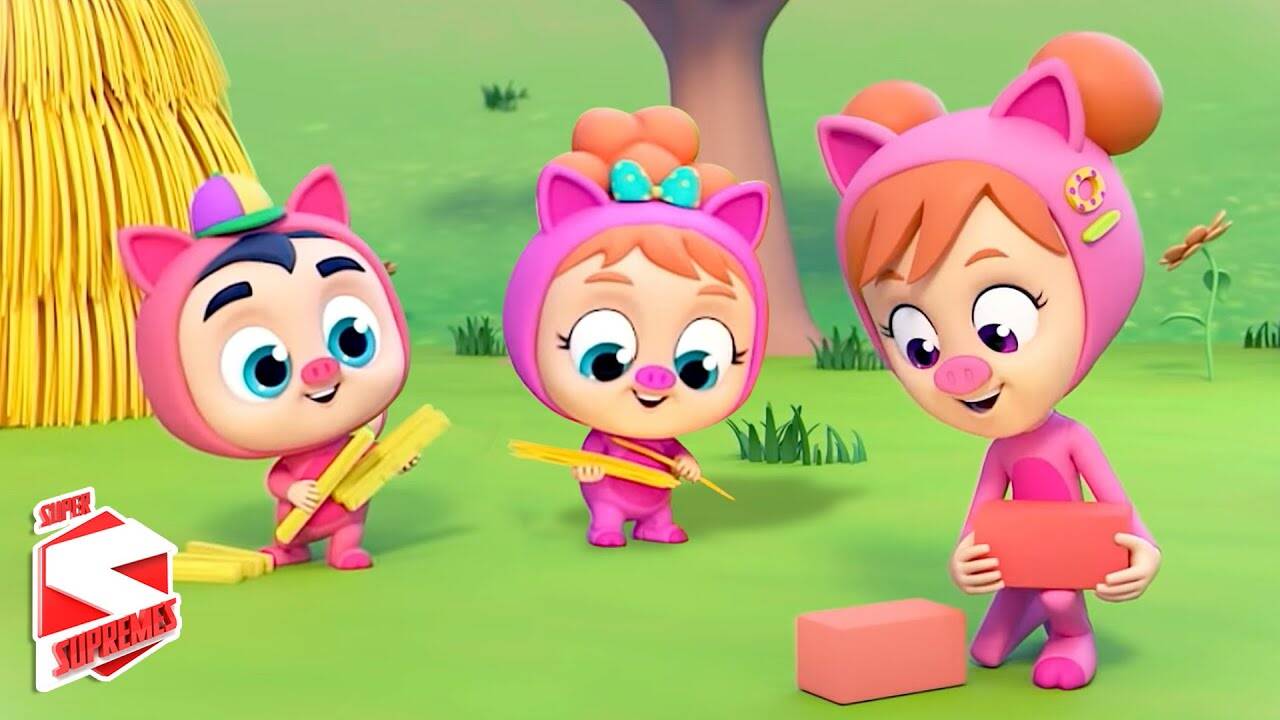 Watch Popular Children English Nursery Story Three Little Pigs For