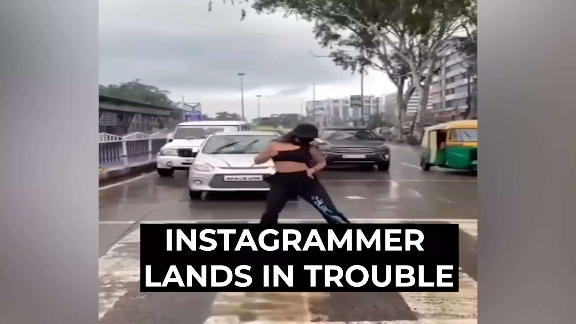 shreya kalra: Viral: Indore girl dances at red-light stop, booked