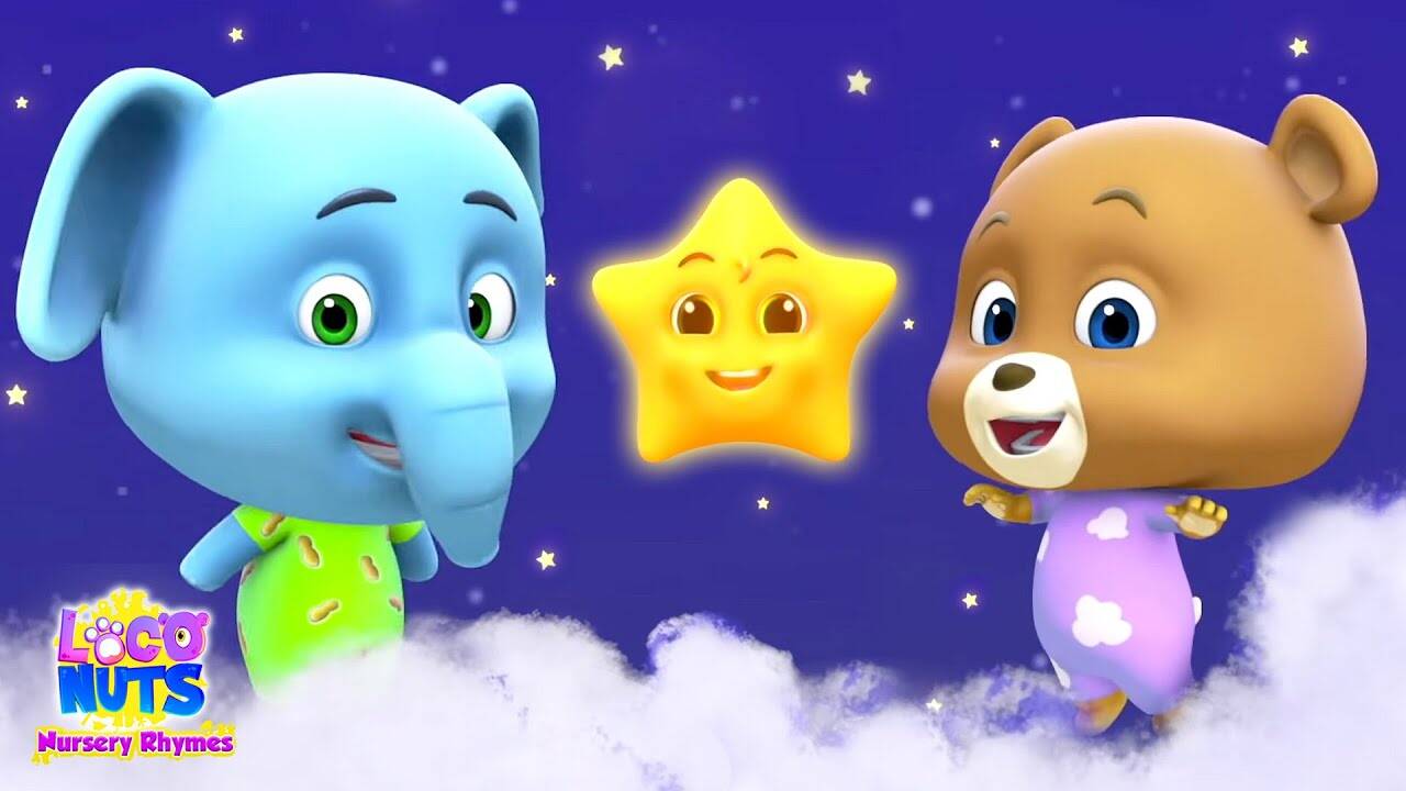 English Nursery Rhymes: Kids Video Song in English 'Twinkle Twinkle ...