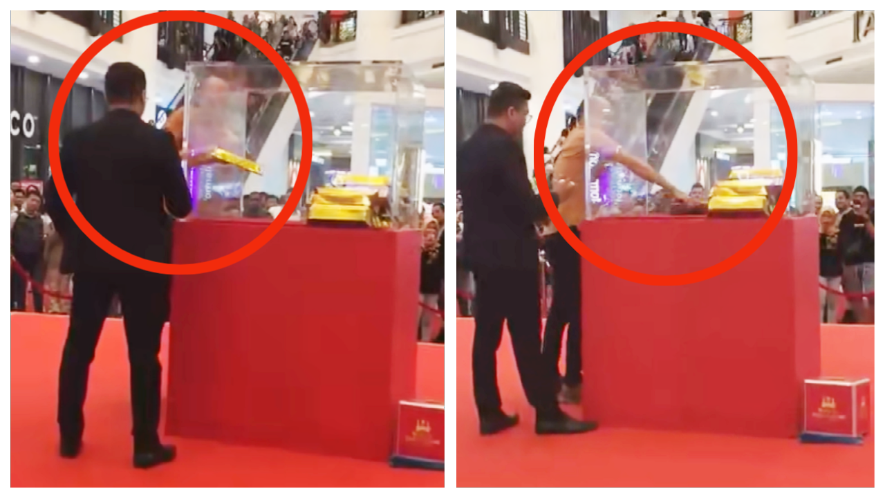 Amazing: Man scores a 7kg gold bar in difficult challenge