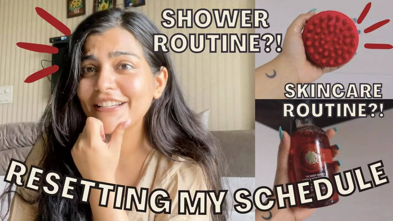 Perfect skincare and shower routine