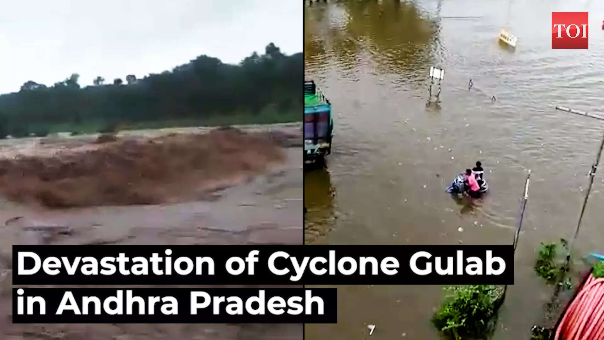 Andhra Pradesh: Cyclone Gulab leaves three dead, ravages two districts