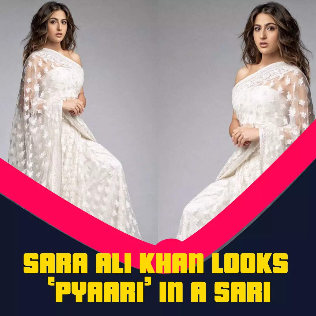 Sara Ali Khan looks ‘Pyaari’ in a sari