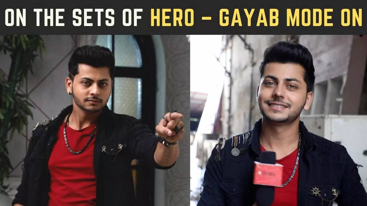 Hero-Gayab Mode On behind the scenes: Abhishek Nigam shoots for an intense action-packed sequence