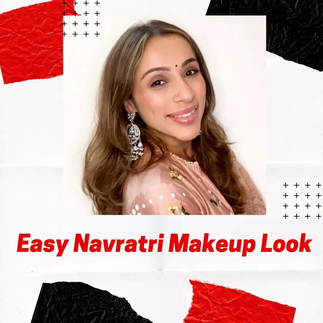 Easy Navratri makeup look