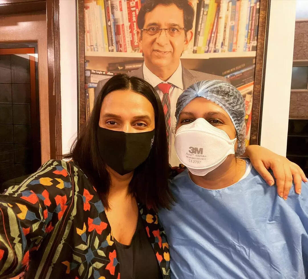 Neha Dhupia pens a heartfelt note for doctors who helped her during her ...