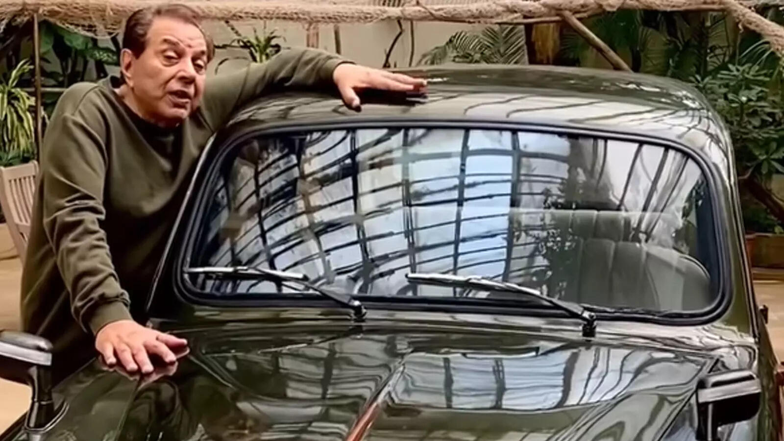 Dharmendra drops a video showing off his first car which he bought for ...