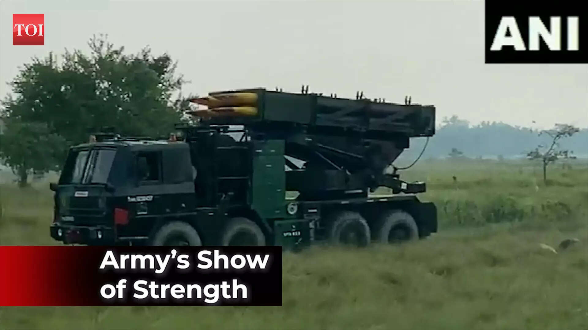 Watch: Indian Army displays multiple rocket launcher systems in Assam
