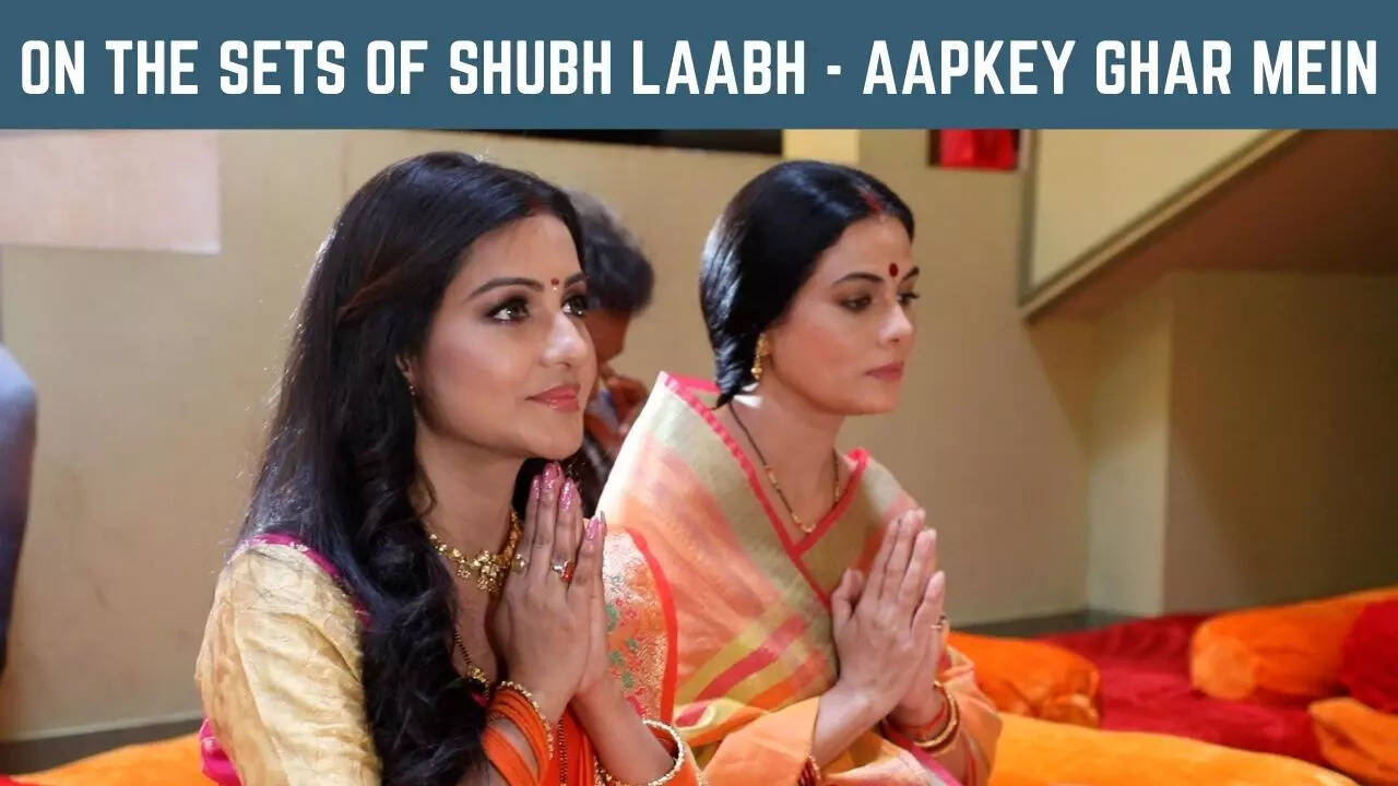 Shubh Laabh’s cast performs a grand Lakshi pooja on sets; Chhavi Pandey ...
