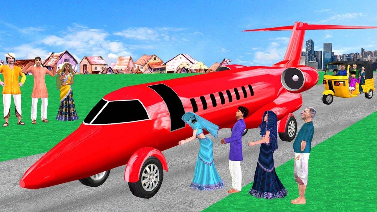 Watch Latest Children Hindi Nursery Story 'Mini Aeroplane Car Yatra ...