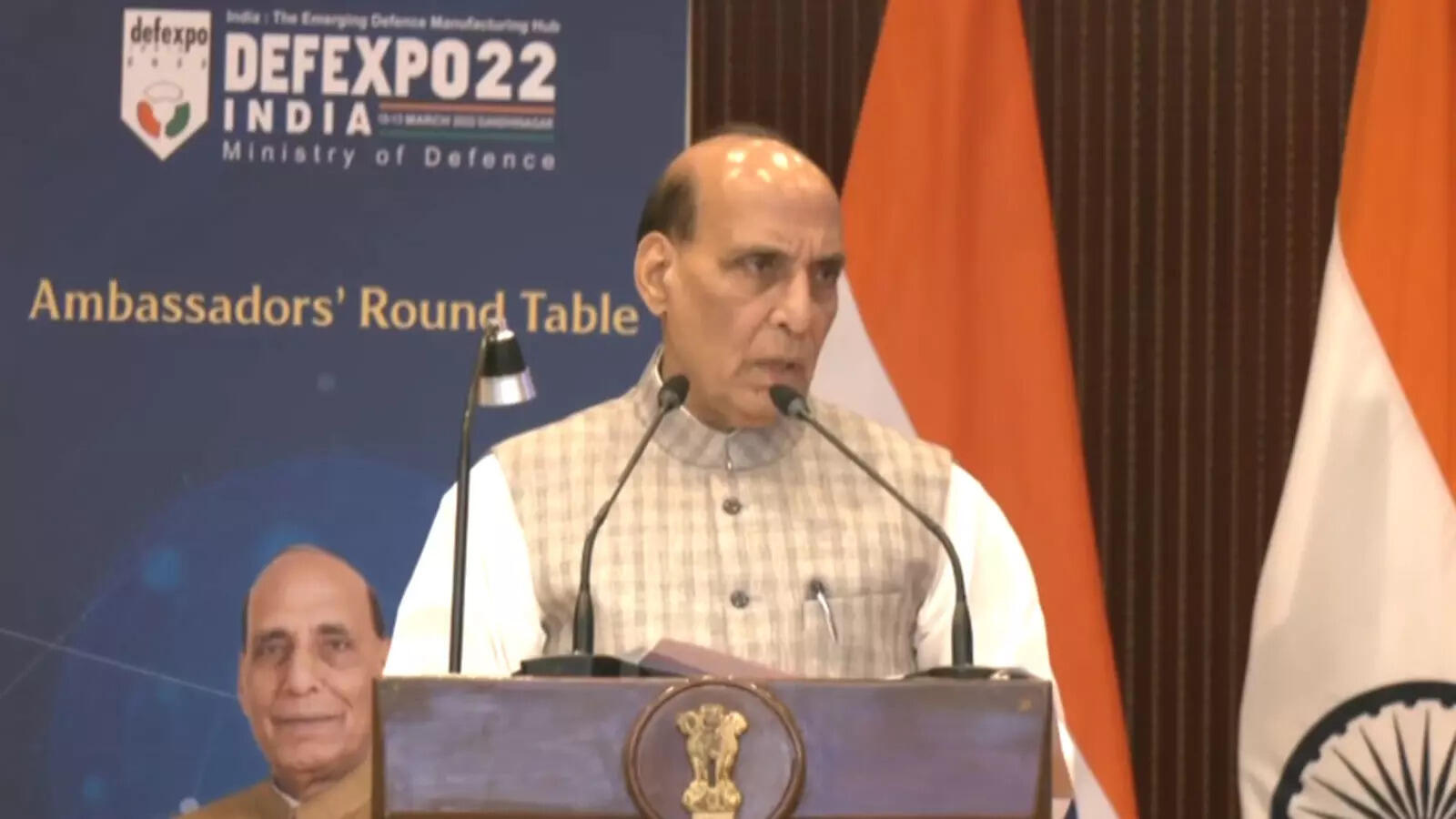 MoD will proactively promote DefExpo-2022: Rajnath Singh