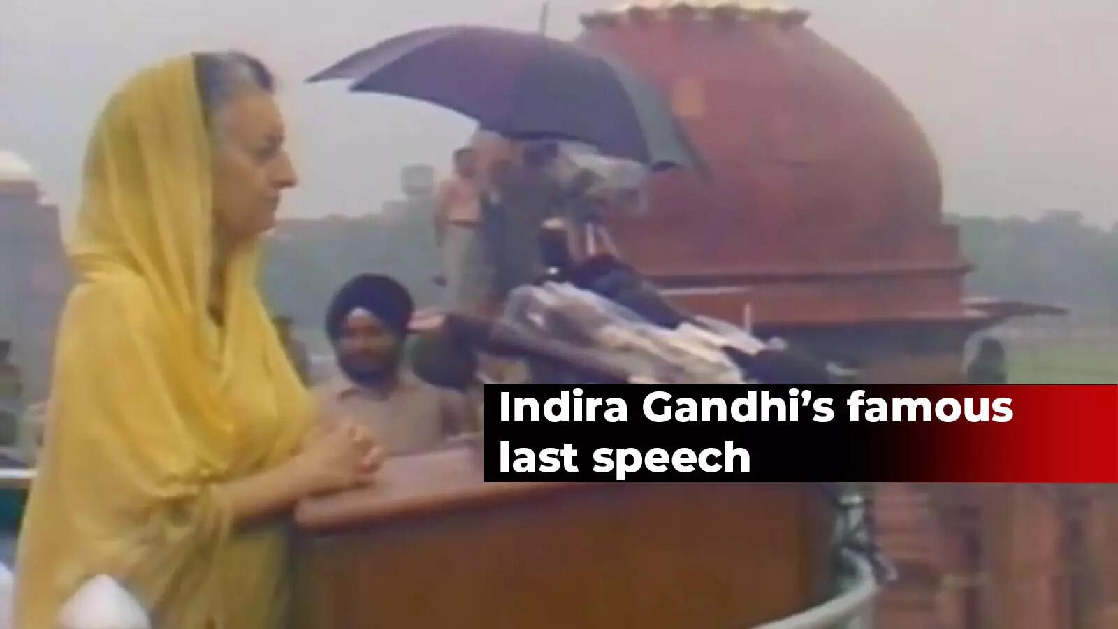 indira gandhi: Did Indira Gandhi know that she would be assassinated?