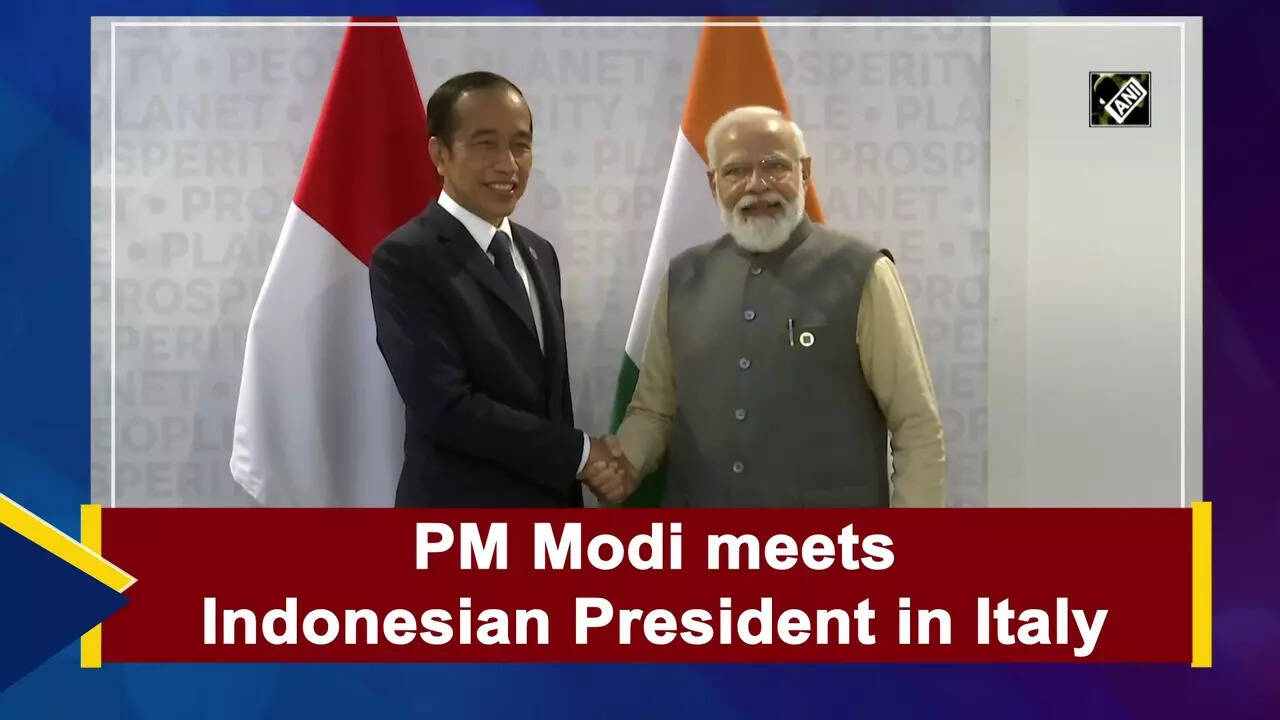 PM Modi meets Indonesian President in Italy