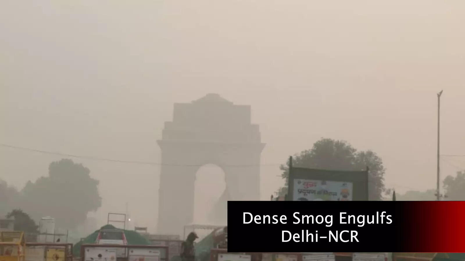 Dense smog engulfs Delhi-NCR the day after Diwali