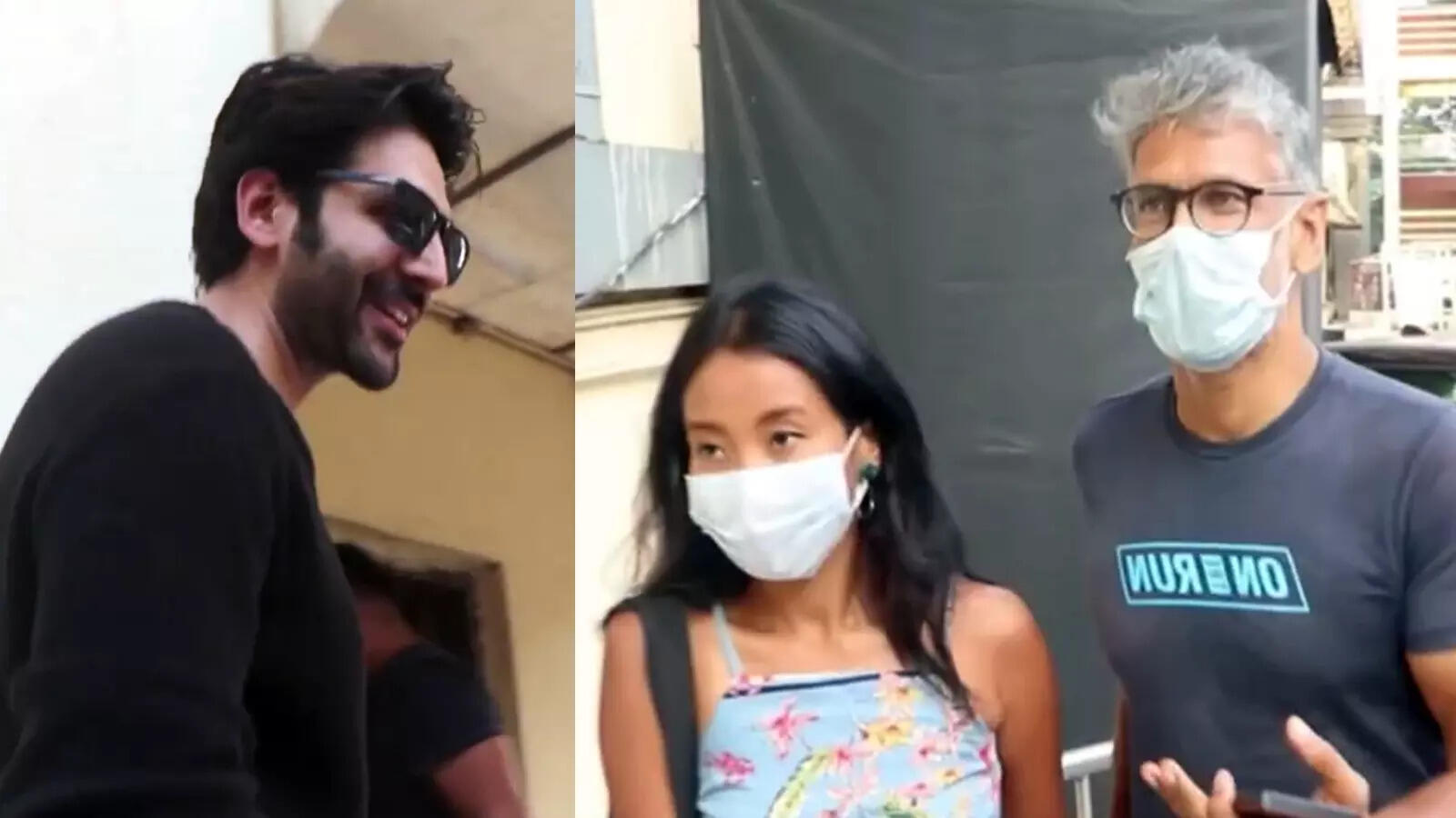 Kartik Aaryan, Milind Soman, David Dhawan among others attend special ...