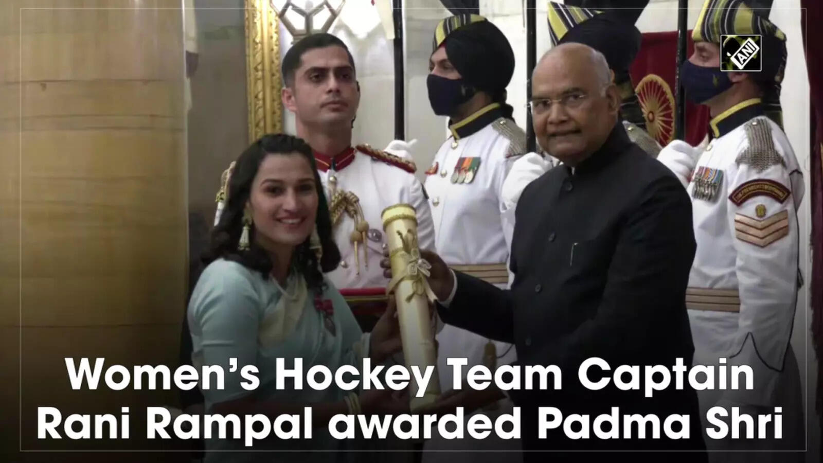 Women’s Hockey Team Captain Rani Rampal awarded Padma Shri