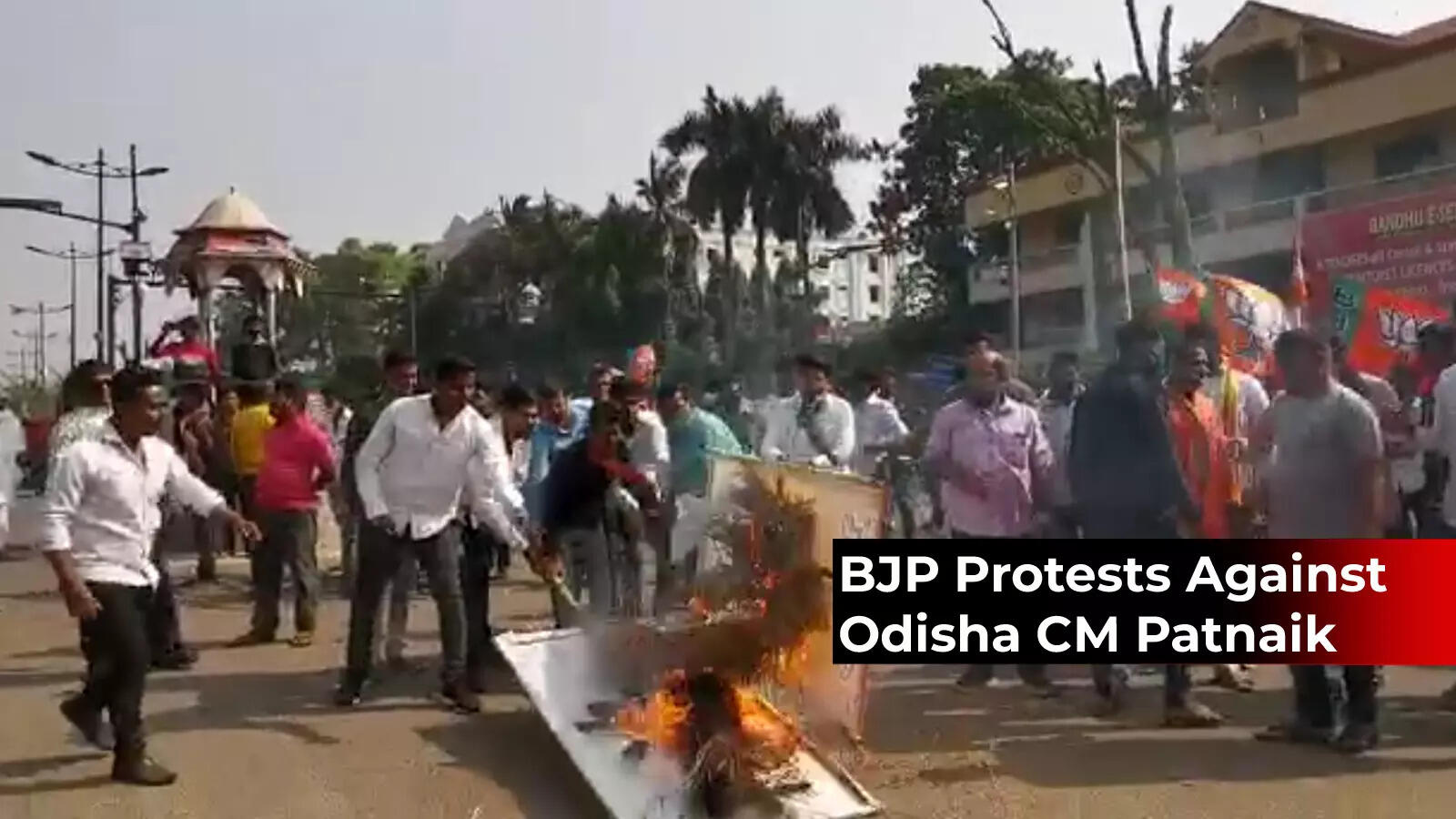 Bhubaneswar: BJP holds protest against Odisha CM, demands justice for ...